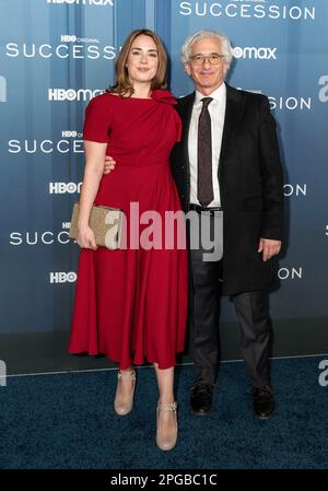 Lucy Prebble and Ed Solomon attend HBO's "Succession" Season 4 Premiere ...