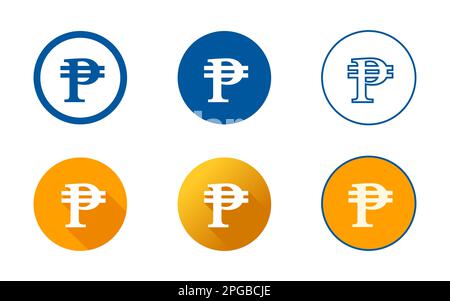 Philippine peso sign. Currency symbol icon Stock Vector Image & Art - Alamy