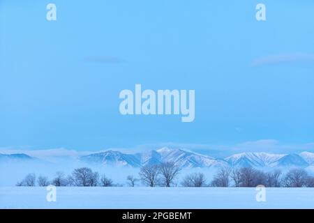 Hidaka Mountains in Winter, Hokkaido, Japan Stock Photo - Alamy