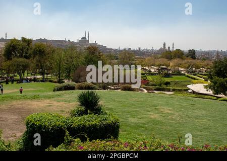Gardens in Al Azhar Park, Cairo, Egypt Stock Photo - Alamy