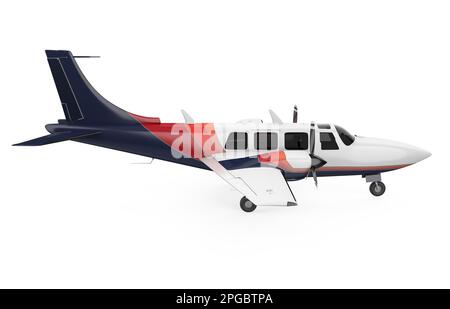 Small Airplane Isolated Stock Photo - Alamy