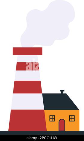 Factory building icon digital green Stock Vector Image & Art - Alamy