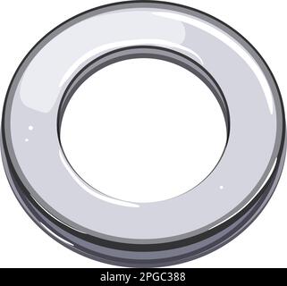 fashion grommet ring cartoon vector illustration Stock Vector Image ...