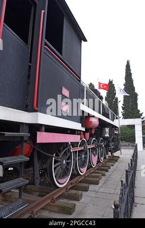 A preserved ex Turkish Railways 2-10-0 Orenstein & Koppel steam loco No ...