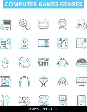 computer simulation of building icon vector outline illustration Stock ...