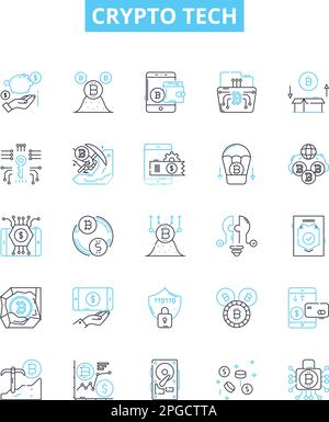 Tokens wallet icon outline vector. Bitcoin cryptocurrency Stock Vector ...