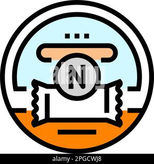 snus nicotine pouch line icon vector illustration Stock Vector Image ...