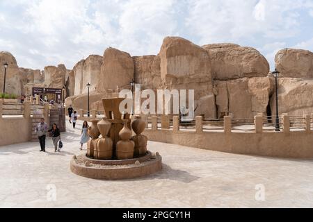 Al Hofuf, Saudi Arabia - March 15, 2023: Al-Qarah Mountain or Jabal Al ...