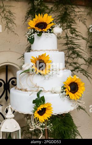 Tasty Decorated Cake For Social Event Reception; Birthday, Wedding Or ...