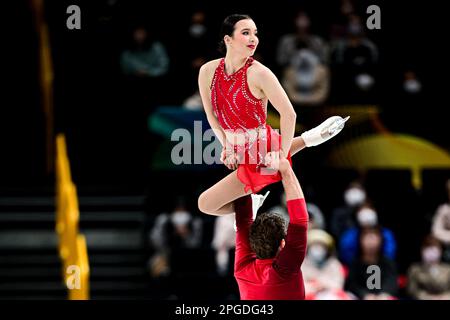 Lia PEREIRA & Trennt MICHAUD (CAN), during Pairs Short Program, at the ...