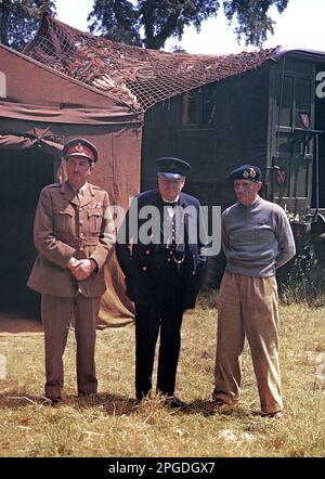 'MONTY' Field Marshall Bernard Montgomery, the hero of El Alamein and ...