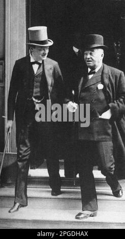 WW1 - Winston Churchill - First Lord of the Admiralty Stock Photo - Alamy