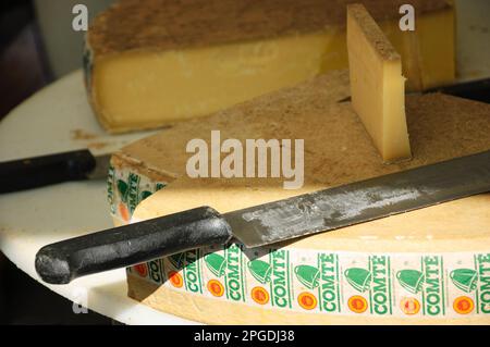 Comte, French Cheese made from Cow's Milk Stock Photo - Alamy