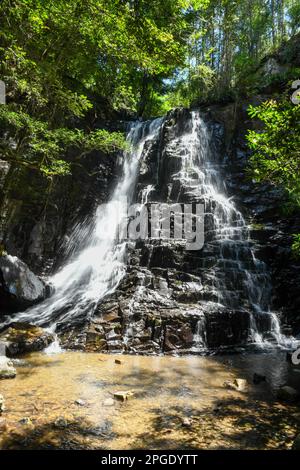 Waterfall on the countryside of Hogsback in South Africa Stock Photo ...
