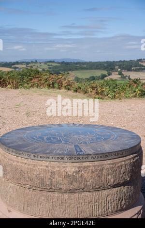 Close up of the Kinver Edge topscope, UK Stock Photo - Alamy