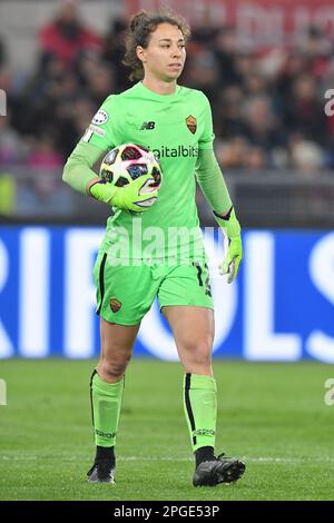 Camelia Ceasar of AS Roma during the UEFA Womens Champions League match ...