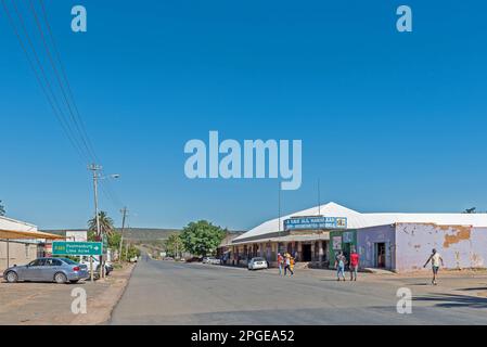 Griekwastad, South Africa - Feb 24, 2023: A farm scene on the N8 road ...