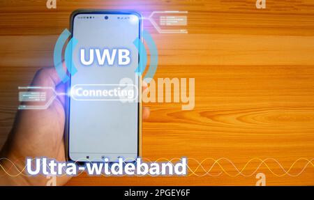 Ultra-wideband UWB is a short-range radio communication technology on ...