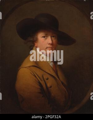 Joseph Wright of Derby Self Portrait in a Fur Cap Google Art Project ...