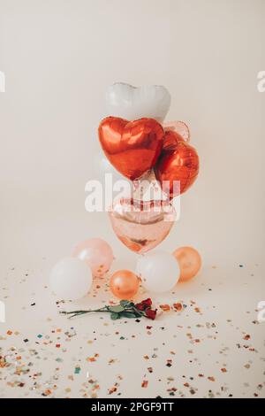 Creative Photography Studio Setup of Party/Holiday Decor Stock Photo ...