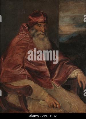 A 16th Century painting (c. 1545) by Titian (real name Tiziano Vecelli ...