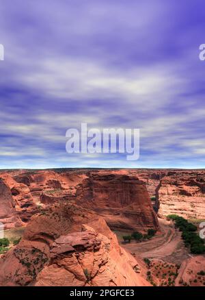 Entrance to Canyon de Chelly National Monument, Chinle, Arizona, USA ...