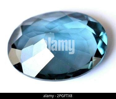 natural blue spinel gem on background Stock Photo - Alamy