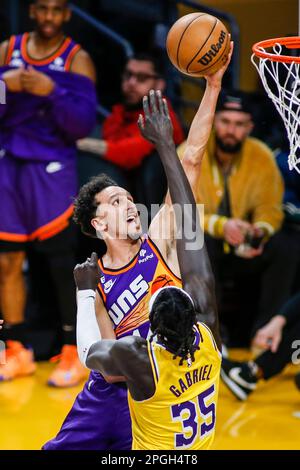 Phoenix Suns guard Landry Shamet (14) during the first half of an NBA ...