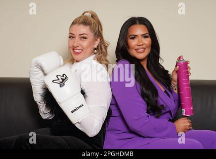 Rochelle Anthony (left) and Marnie Swindells, the two finalists of the ...