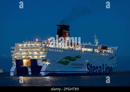 MS Stena Spirit, large cruiseferry owned by Stena Line, in Gdynia ...