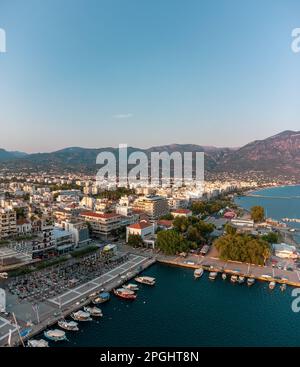 Aerial view kalamata, messinia greece Stock Photo - Alamy
