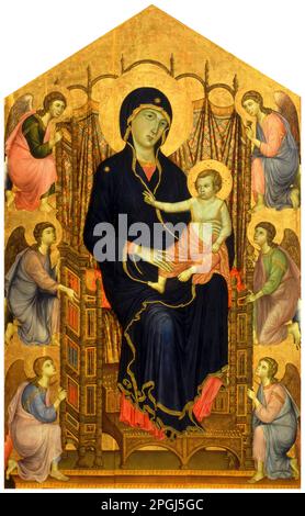 Madonna and Child, Duccio di Buoninsegna, circa 1300, Metropolitan Museum of Art, Manhattan, New ...