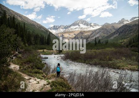 Landscapes from beautiful Val di Fumo, Trentino, Italy Stock Photo - Alamy