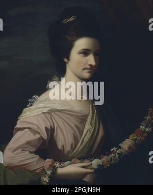 Benjamin West - Miss Elizabeth Milward Stock Photo - Alamy