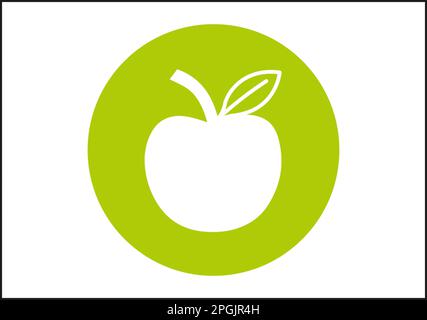 Apple and circle Stock Photo - Alamy