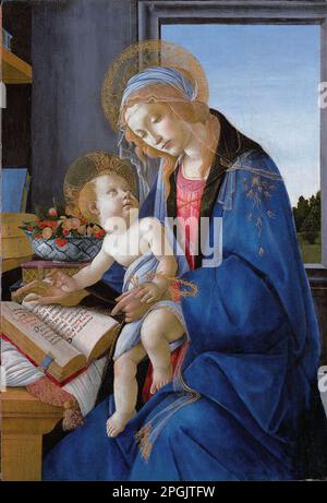 This iconic painting by Sandro Botticelli, 'Madonna and Child with an ...