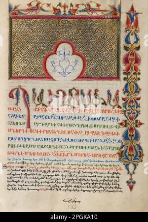 Decorated Incipit Page Stock Photo - Alamy