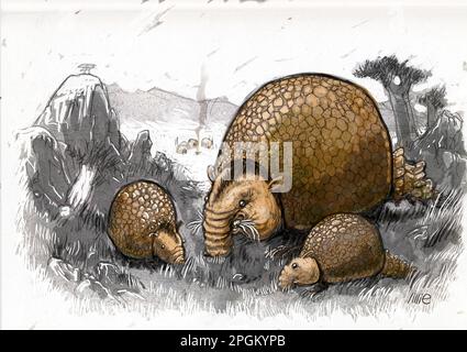 Extinct Animals Carved Stock Photo - Alamy