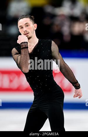 Alexander ZLATKOV (BUL), during Men Short Program, at the ISU World ...