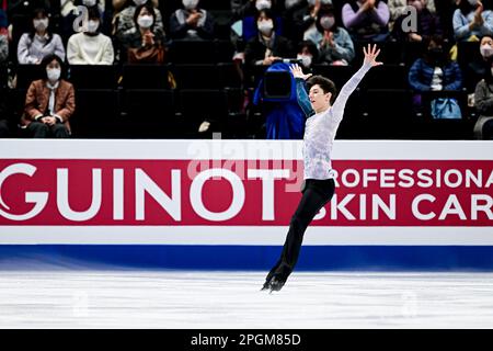 Adam HAGARA (SVK), during Men Short Program, at the ISU World Figure ...