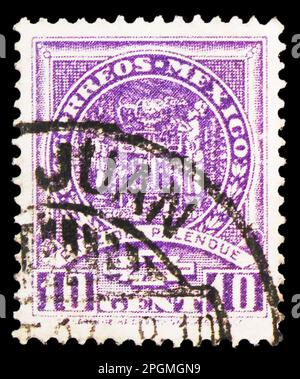 Mexico Postage Stamp - Cross of Palenque Stock Photo - Alamy