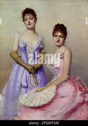 Aronssohn-Danzig Marta - the Debutantes - German School - 19th Century ...