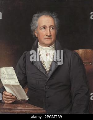 Stieler Joseph Karl - Johann Wolfgang Von Goethe - German School - 19th ...
