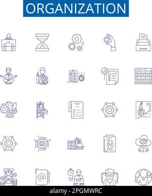 Coalition group line icons collection. Unity, Collaboration, Alliance ...