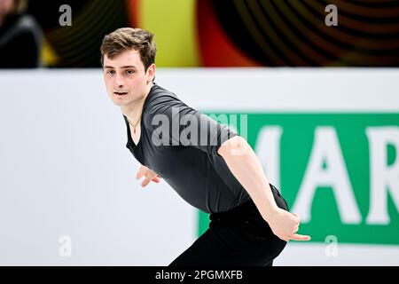Graham NEWBERRY (GBR), during Men Short Program, at the ISU World ...