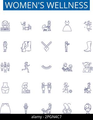 Self-renewal line icons collection. Growth, Transformation, Reflection ...