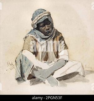 Seel Adolf - Oriental Portrait 2 - German School - 19th Century - Seel ...