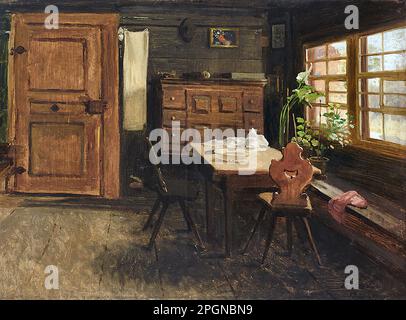 'Schwarzwaldstube' (Black Forest Room) by Georg Saal depicts an ...