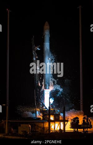 Mar 22, 2023 - Cape Canaveral, Florida, USA - Rocket Engine Detail. Startup Relativity Space ...