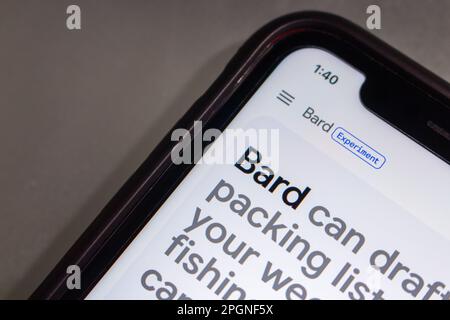 Official website of Google Bard, Google’s AI chat service which is similar to OpenAI’s ChatGPT ...